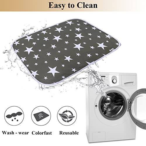 RUNANIA Guinea Pig Cage Liners, 3 Pack Washable & Reusable Guinea Pig Pee Pads for Rabbits Rats Hamsters Hedgehogs Small Animals