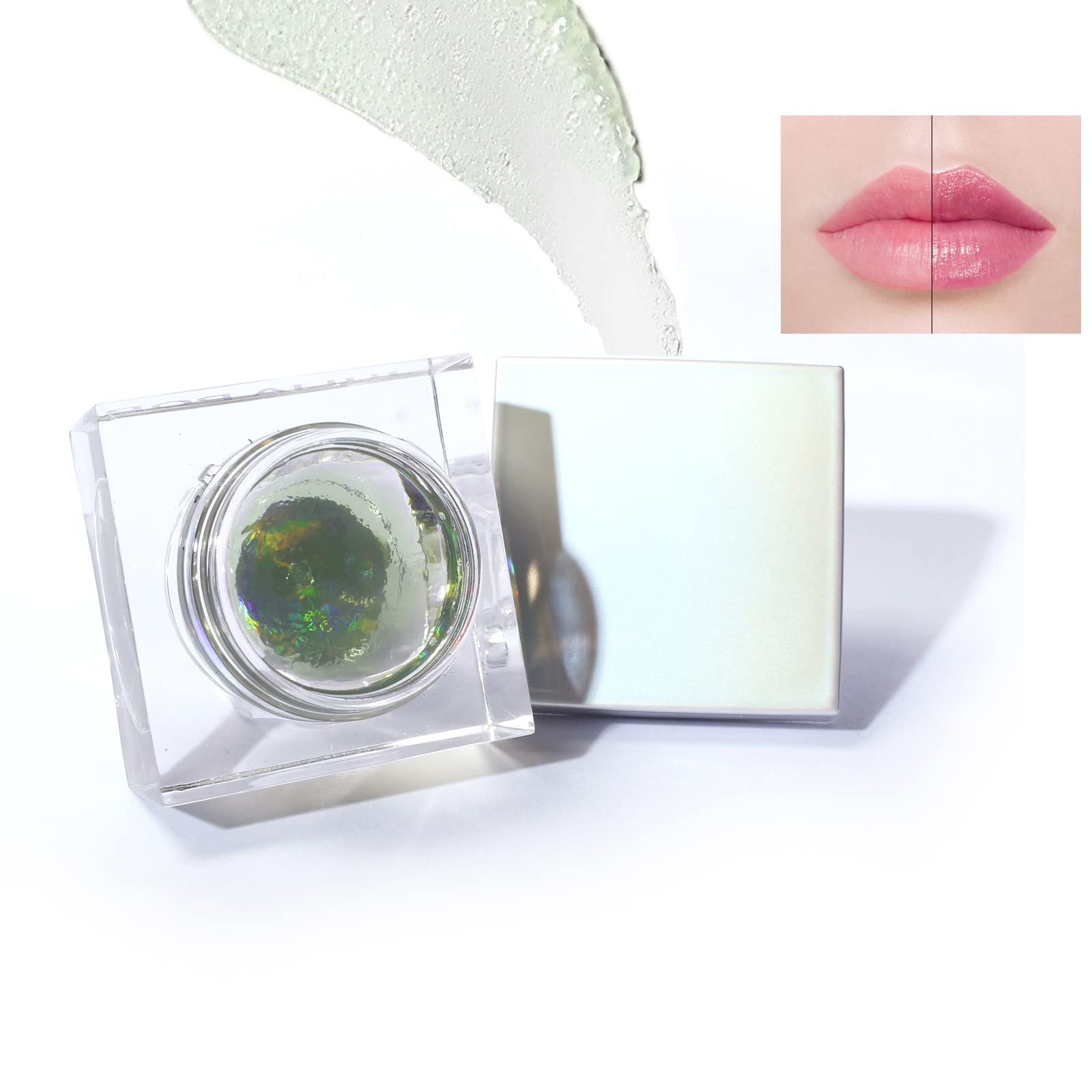 Easilydays 2 in 1 Lip and Cheek Stain, Cheek and Lips, Shining Chameleon Multi Blam, Cheek Lip Liquid Blush Dual-use Llip Stain, Moisturizing Lip Mask, Long-lasting Natural Color Change Lip Tint, 0.2Oz (#01 Transparent)