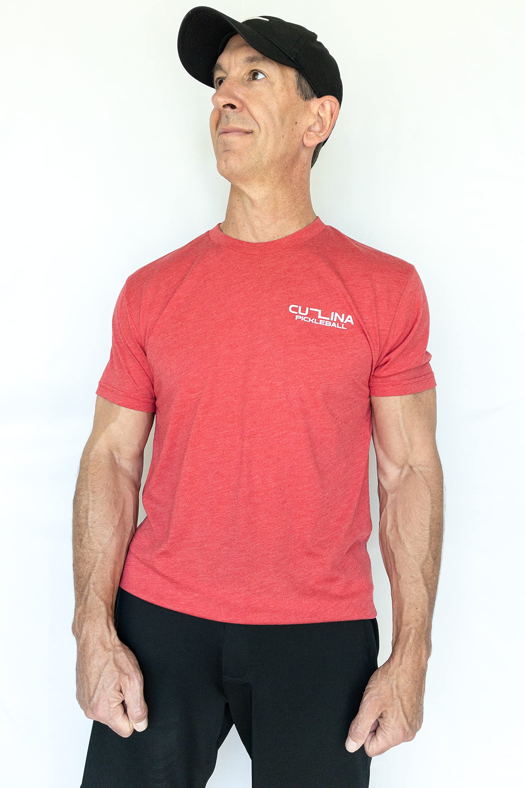 Drop - Dink - Bang Tri-Blend Pickleball Tee Shirt (XL, Red)