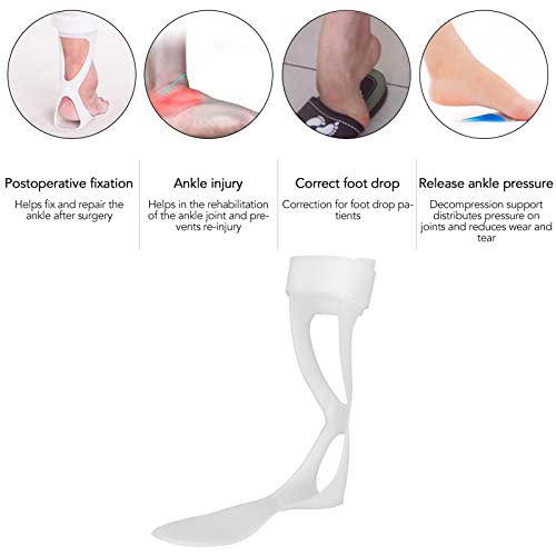 Drop Foot Stabilizer, Lightweight Ankle Foot Orthosis Support Straightener for Injury Recovery Therapy S Right Foot