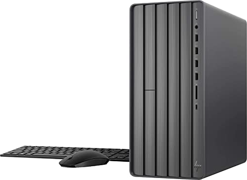 HP Envy Gaming Tower Desktop Computer 11th Generation Intel Octa-Core i7-11700F Processor 64GB RAM 1TB SSD + 1TB HDD Nvidia GeForce GTX 1660 Super 6GB Graphic USB-C VGA Win11 Black + HDMI Cable