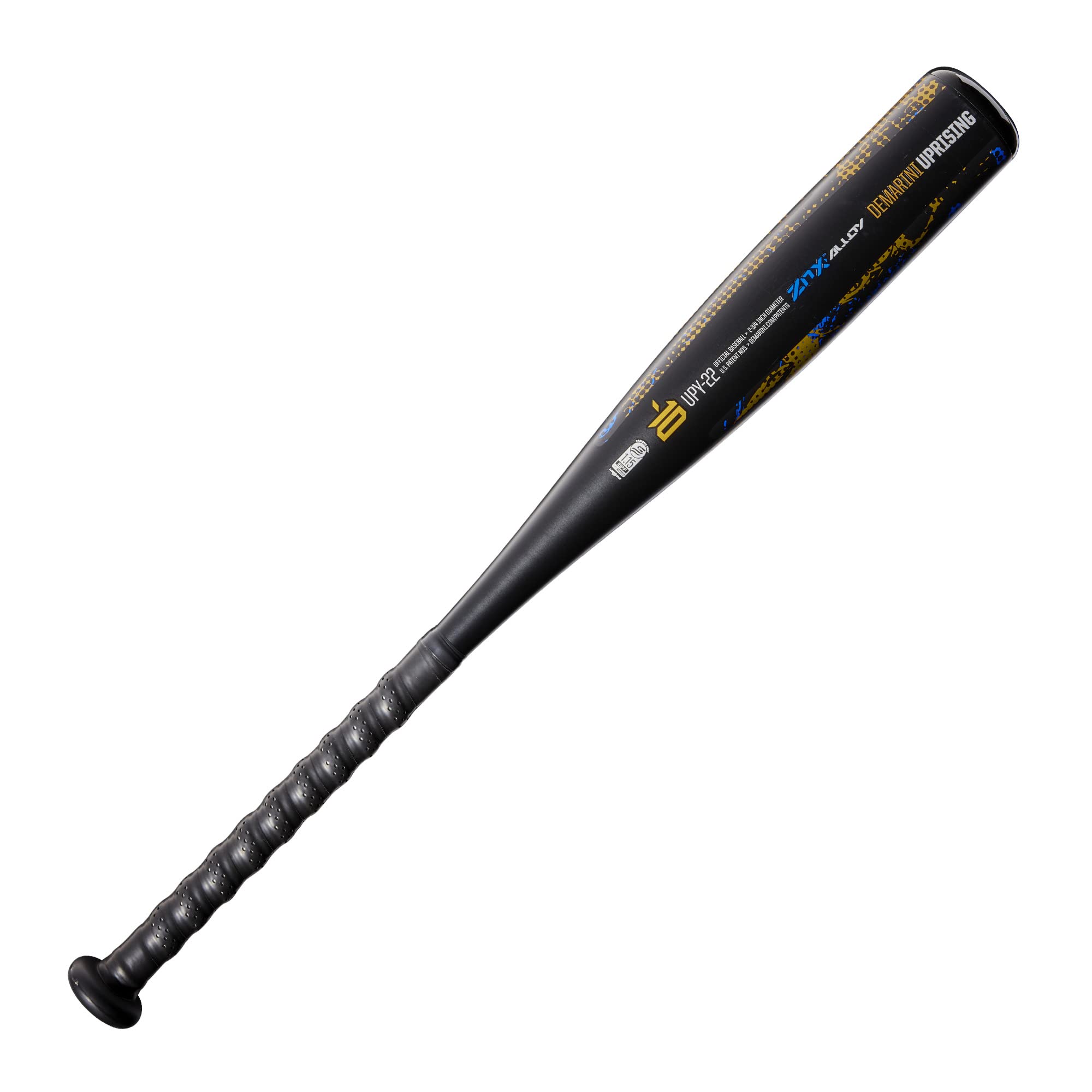 DeMarini 2022 Uprising Junior Big Barrel (-10) USSSA Youth Baseball Bat - 28"/18 oz