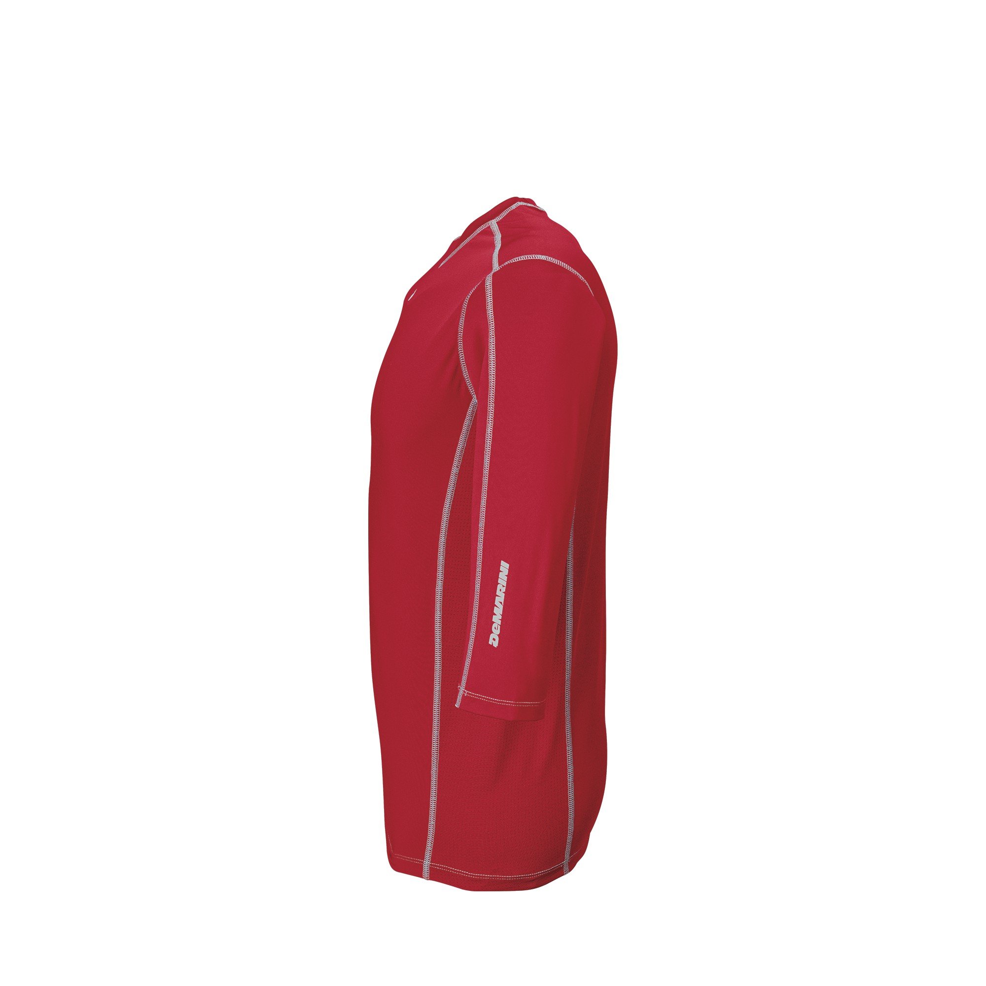 DeMarini Boy's Youth Comotion Mid Sleeve, Scarlet, Small