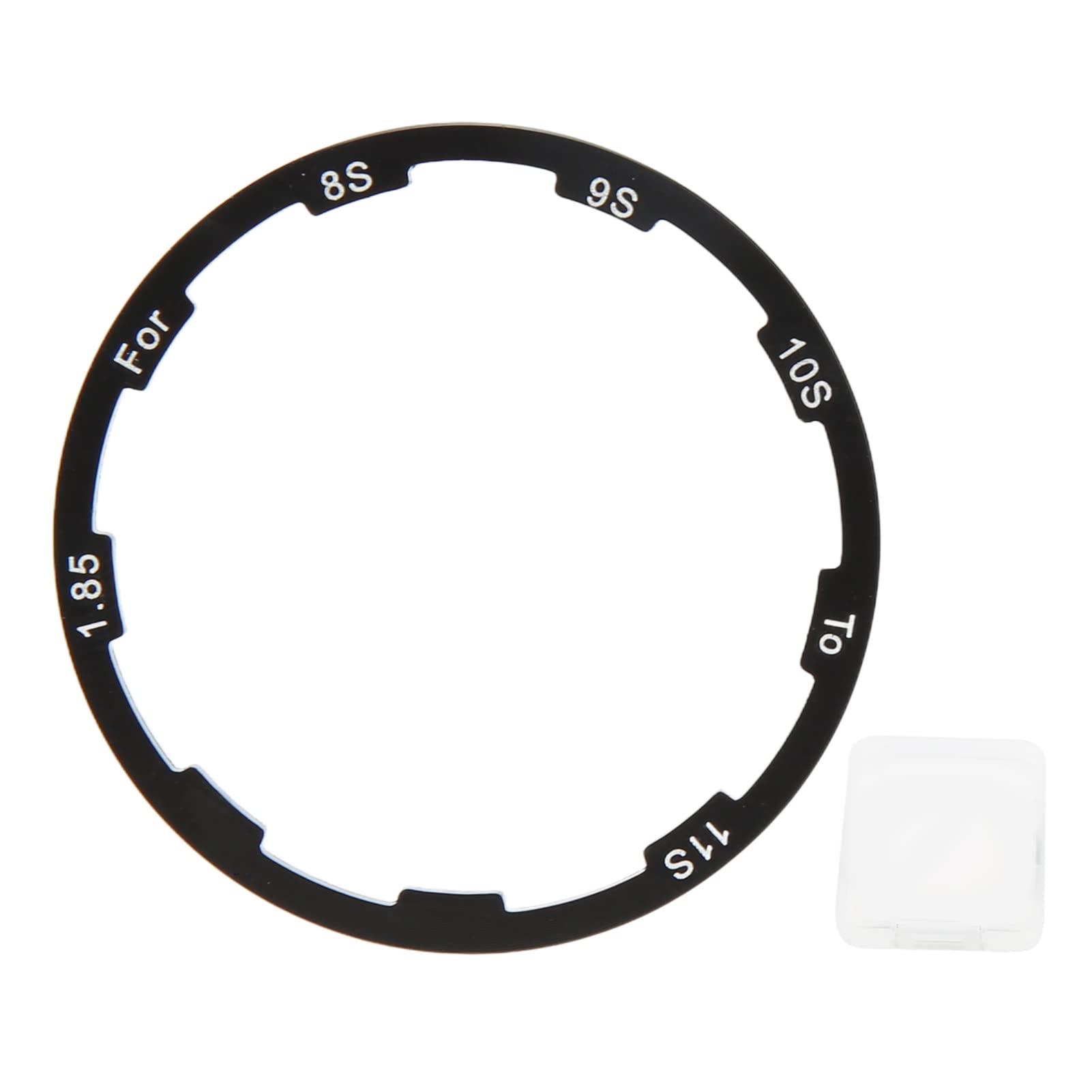 Demeras Bike Flywheel Gasket, 1.85mm Bottom Bracket Axle Washer for Road Bike