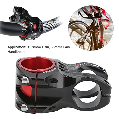Fixed Bike Bar Stem, Durable High Strength Integrated Bike Short Handlebar Stem Riser for Road Bikes for Fixed Gear Bikes for Mountain Bikes
