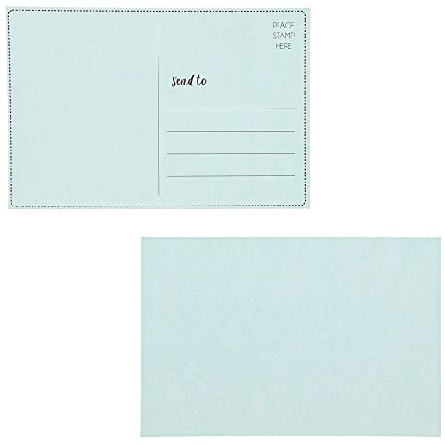 Paper Junkie Multicolored Mailable Blank Postcards Pack of 48 – 4 x 6 inches