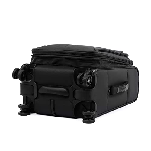 Travelpro Tourlite Softside Expandable Luggage with 4 Spinner Wheels, Lightweight Suitcase, Men and Women, Black, Carry-On 21-Inch