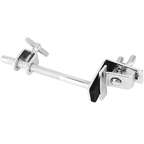 Eujgoov Cowbell Holder, Removable Standard Drum Cowbell Mount Holder Jazz Drum Kit Hoop Mounted Cowbell Clamp