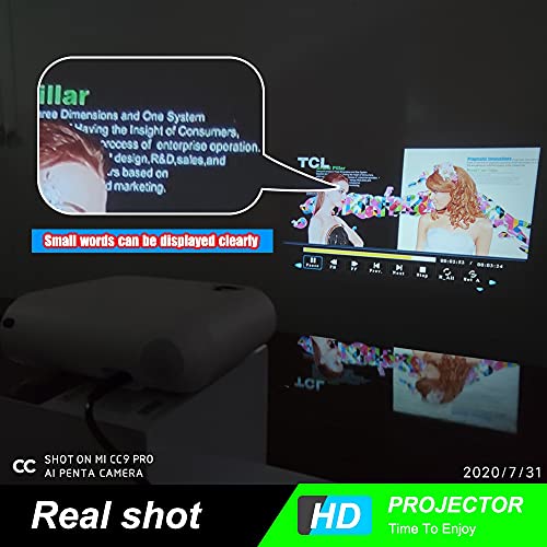 DOUBAO P62 Mini Projector 4000 Lumens, 1920*1080P Supported LED Video Beamer For Mobile Phone Mirroring optional ( Size : P62 Mirroring )