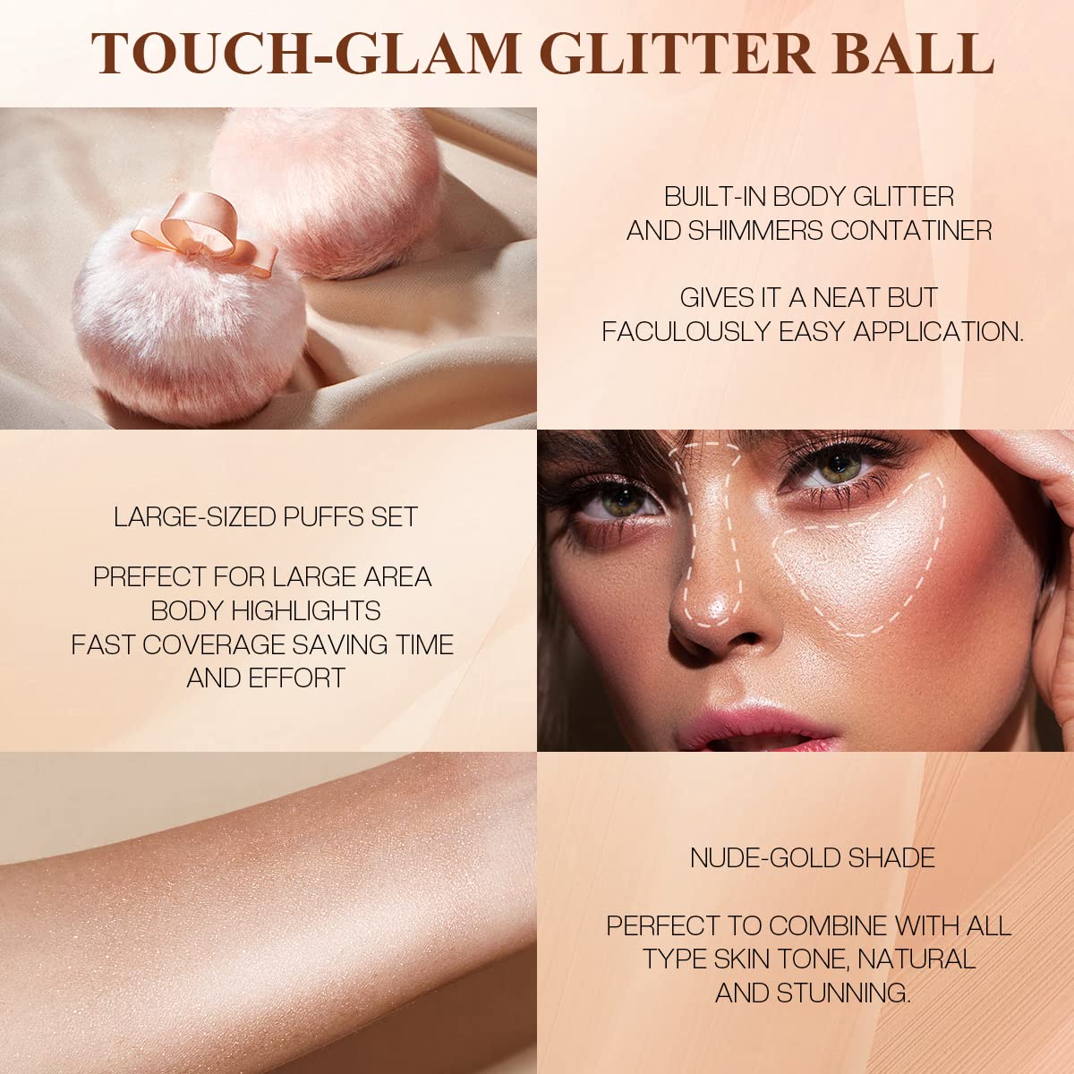 IMAKEUPNOW Face Highlighter Set A