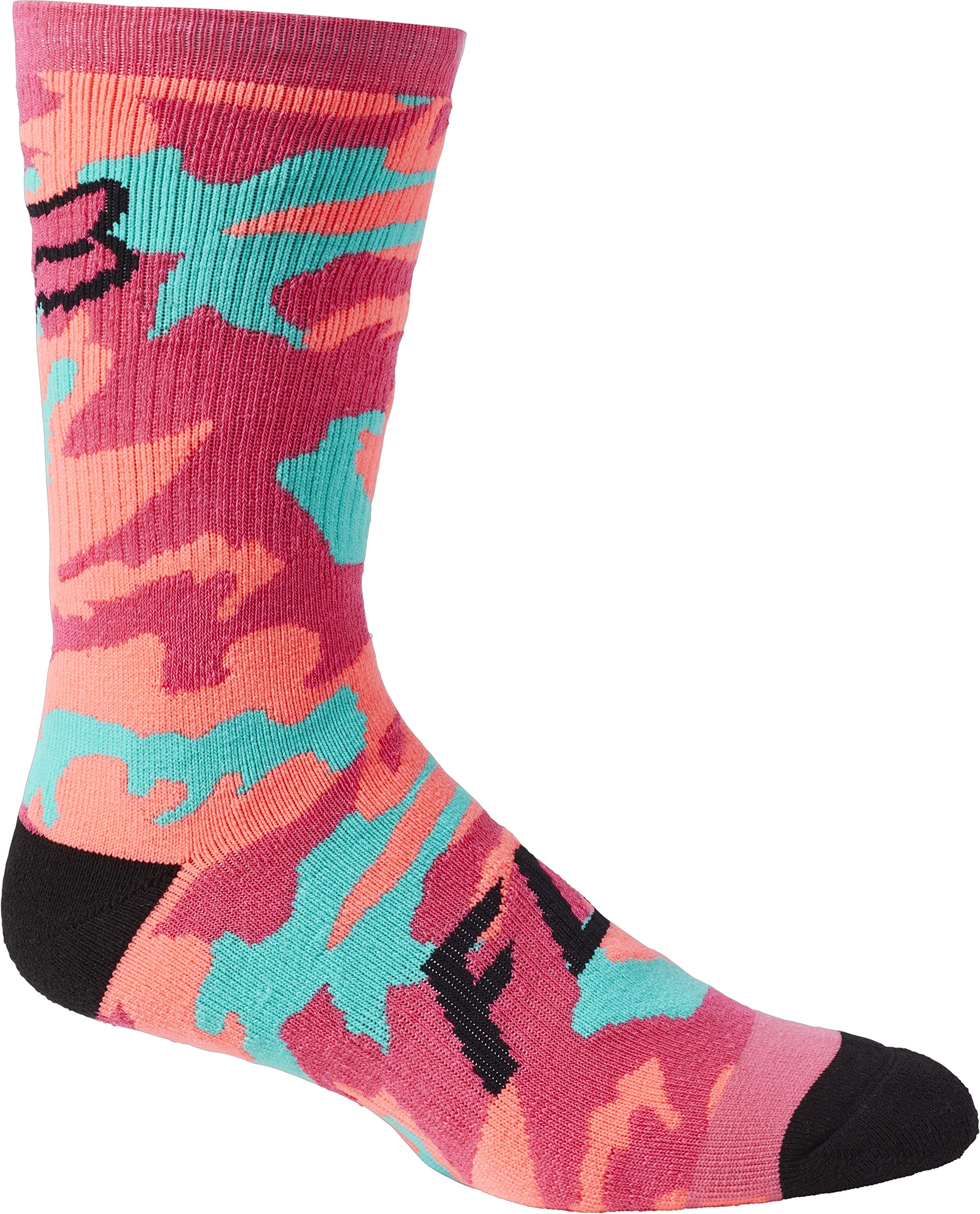 Fox Racing mens 8" Defend Socks, Pink, One Size US