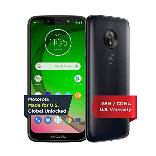 Moto G7 Play with Alexa Push-to-Talk â Unlocked â 32 GB â Deep Indigo (US Warranty)