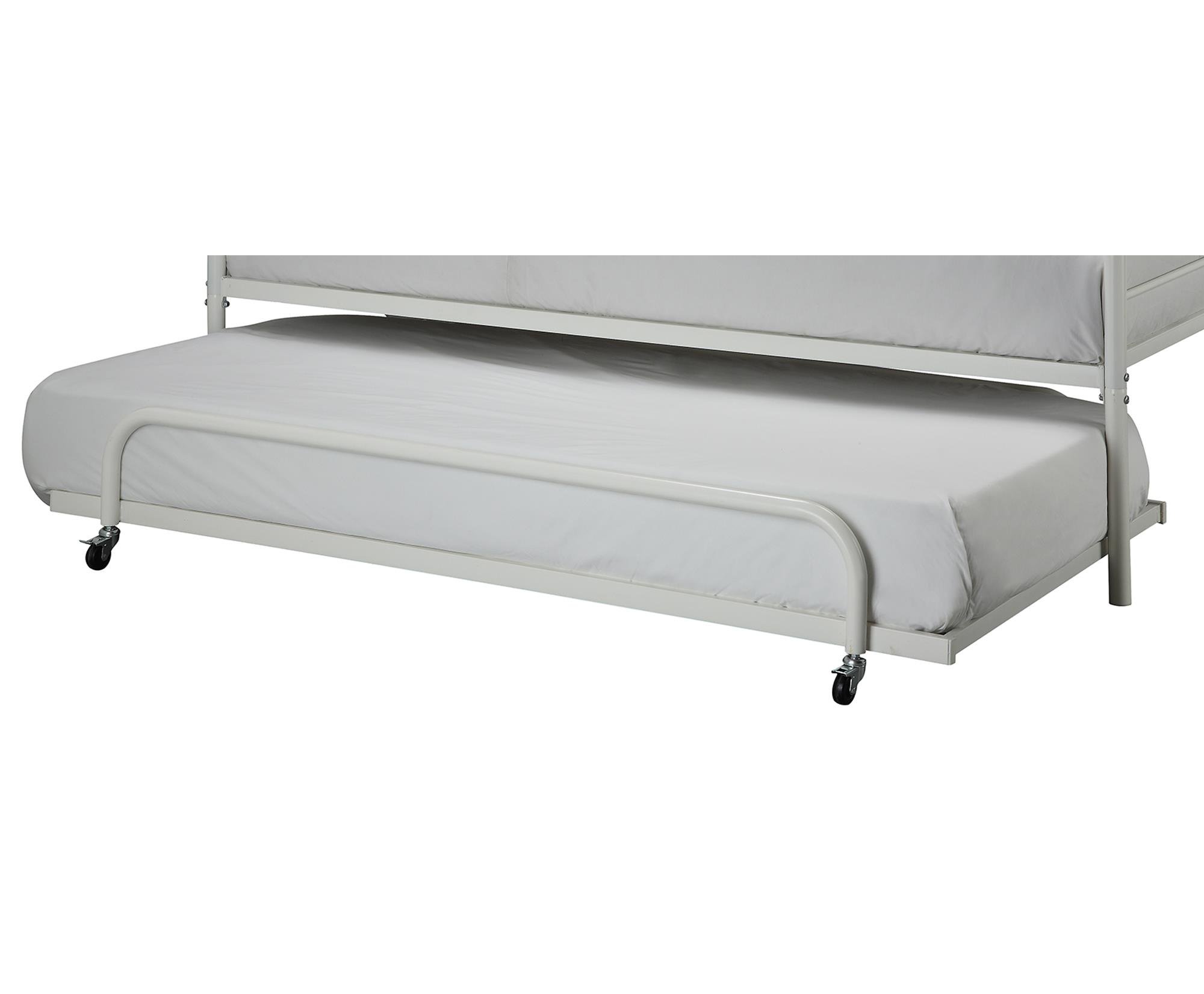 DHP Metal Trundle for Daybed Frame, Fits Twin Size, Silver