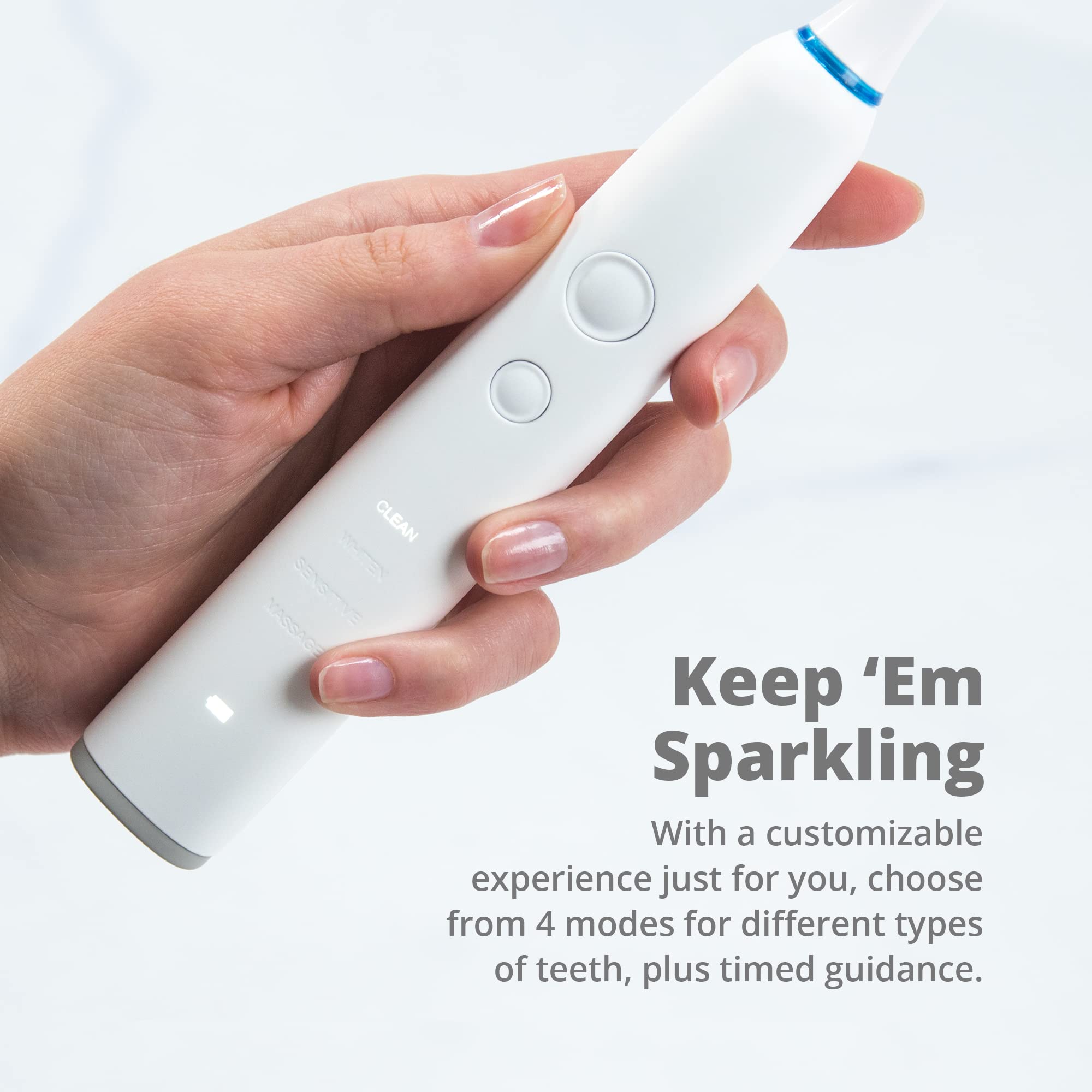 Greater Goods Sonic Electric Toothbrush, Soft Electronic Toothbrush Kit