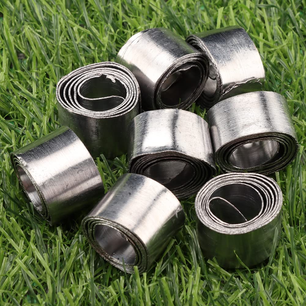 Fishing Soft Lead Sheet Strip Sinkers Weights Tackle Accessories Come with Mini Scissors(8 Rolls