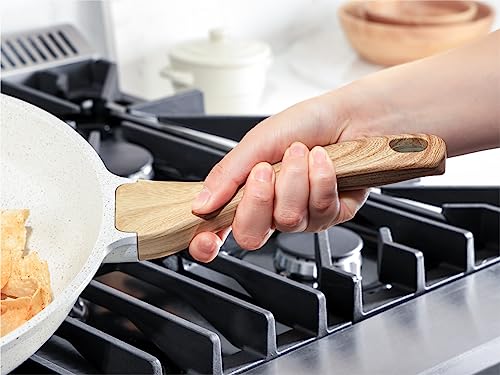 SENSARTE Nonstick Ceramic Sauté Pan 12-Inch, Non-toxic Deep Frying Pan Skillet with Lid, Healthy Jumbo Cooker, Stay Cool Handle, Induction Compatible, PFOA & PFAS Free