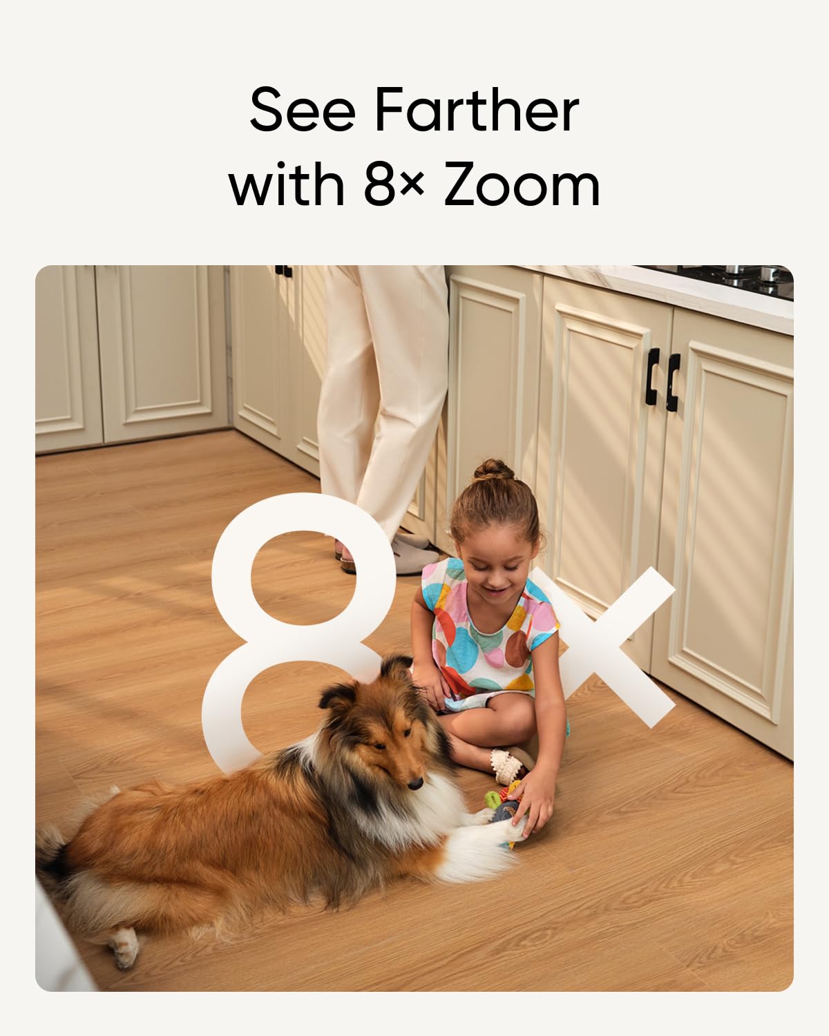 eufy Security Indoor Cam S350, Dual Cameras, 4K UHD Resolution Security Camera with 8× Zoom and 360° PTZ, Human/Pet AI, Ideal for Baby Monitor/ /Home Security, Dual-Band Wi-Fi 6, Plug in