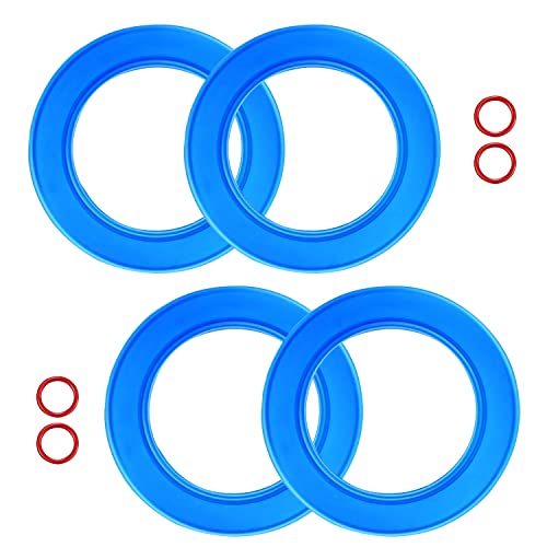 Jovitec 4 Packs 7301111-0070A Flush Valve Seal Kit for American Standard Toilets, Replacement Parts for Champion 4 Tank and Eljer Titan 4 Model Toilets, Replace for 012611410444