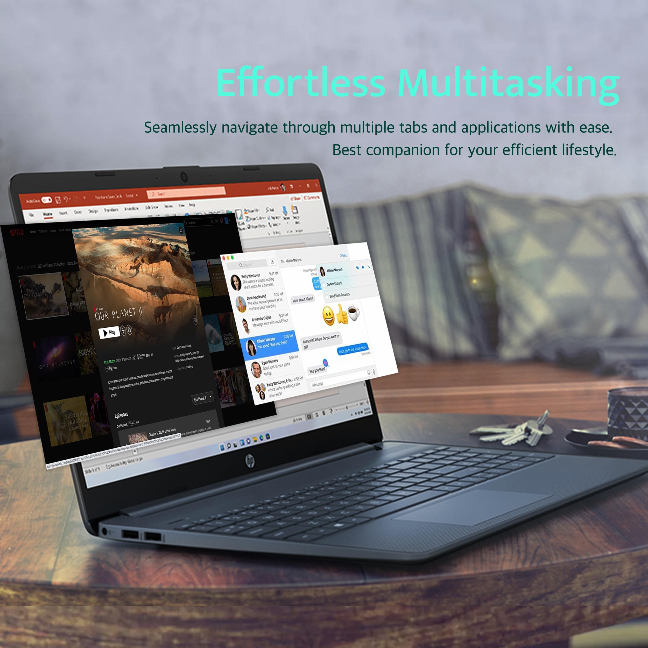 HP Pavilion x360 2-in-1 Laptop, 14" Full HD Touchscreen, Intel i3-1215U, 8GB DDR4 RAM, 1TB PCIe SSD, Intel Iris Xe Graphics, HD Camera, B&O Audio, Windows 11, Blue, 32GB Hotface USB Card