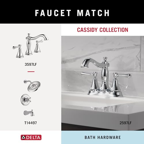 Delta Faucet 79750 Cassidy Toilet Paper Holder, 3.63 x 8.38 x 3.63 Inches, Chrome