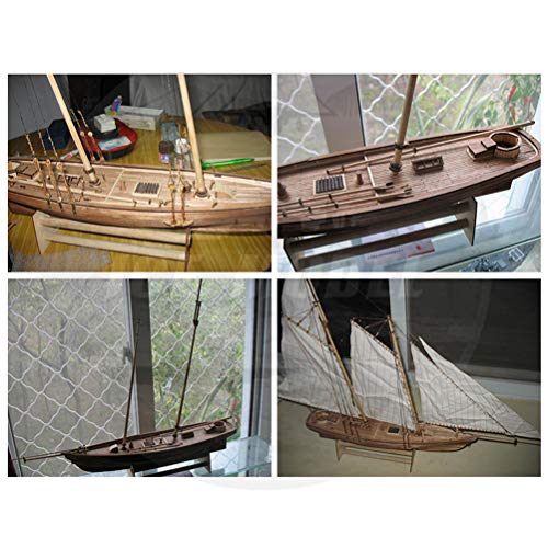 Wooden Sailboat Ship Kit Boat Model Toy Wooden Sailboat Model (Wood color)