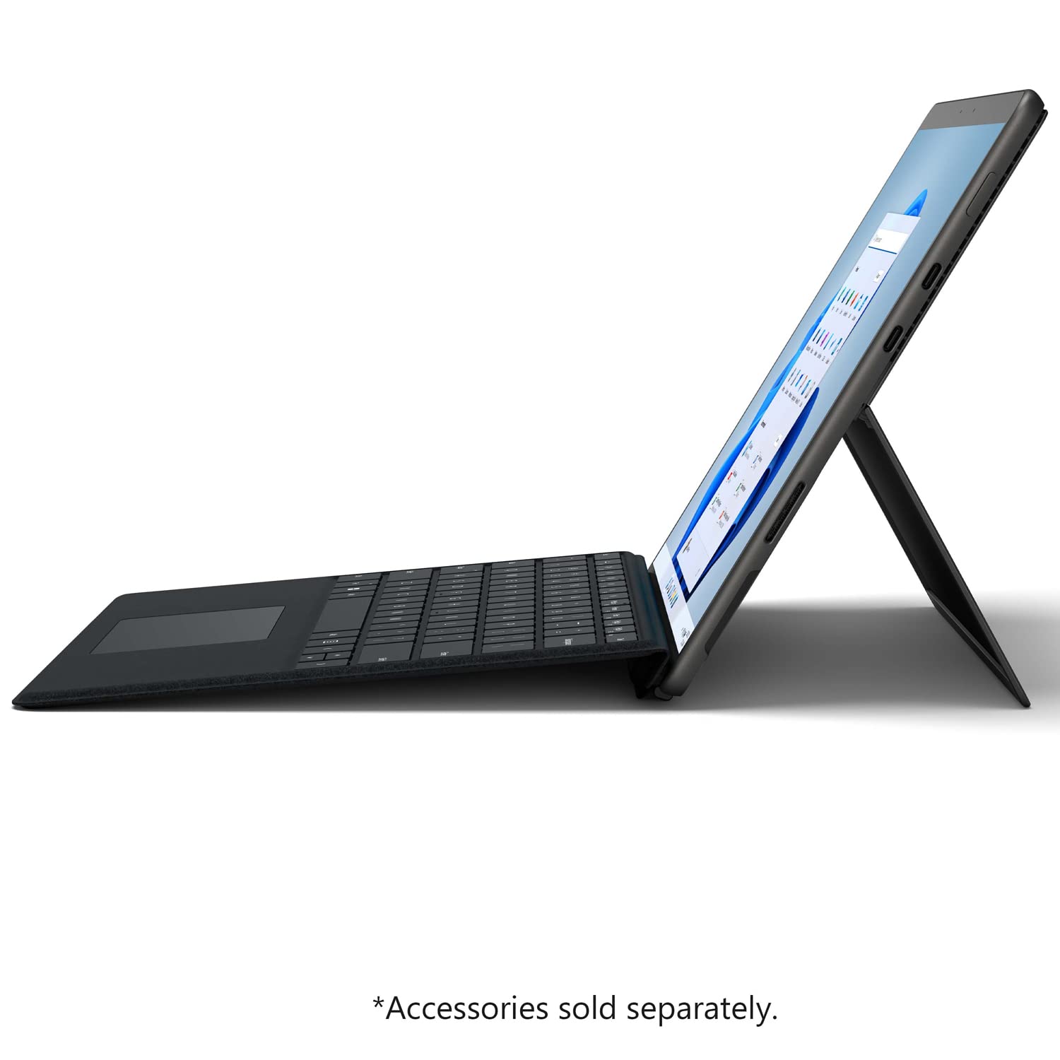 Microsoft 8PT-00017 Surface Pro 8 13" Touchscreen Intel i5-1135G7 16GB/256GB - Graphite Bundle with Elite Suite 18 Software + 1 YR CPS Enhanced Protection Pack