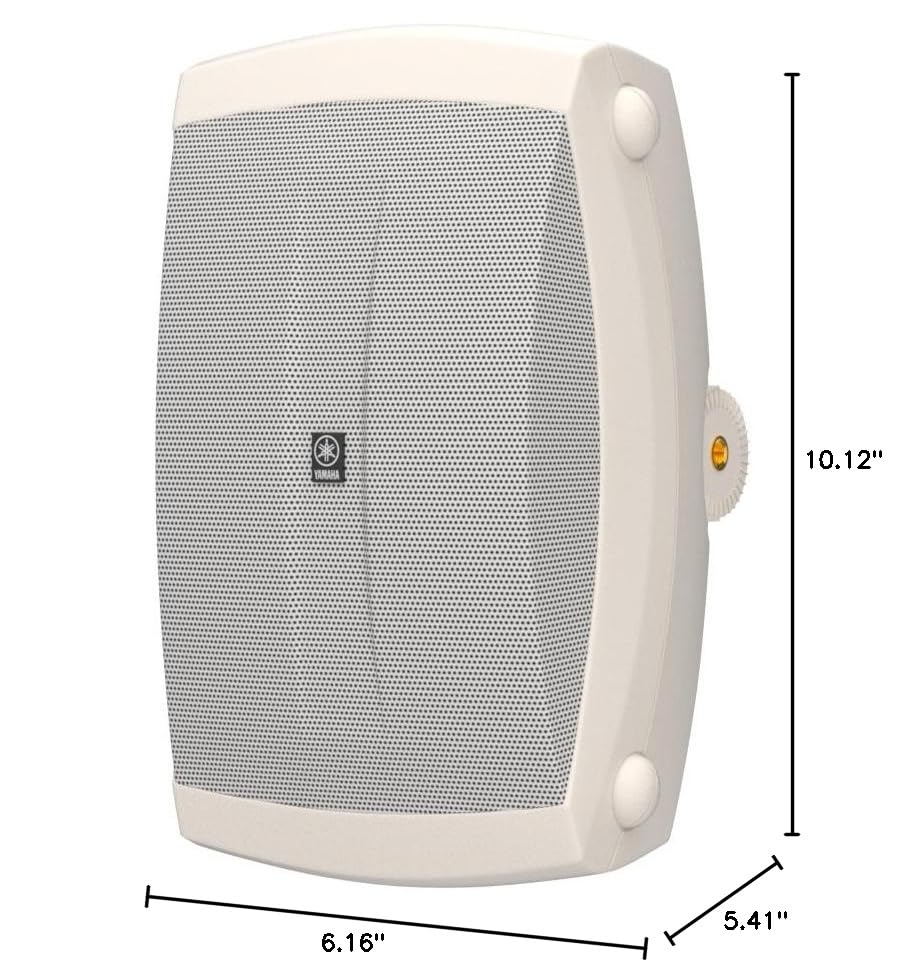 Yamaha Audio NS-AW150W 2-Way Indoor/Outdoor Speakers (Pair, White)