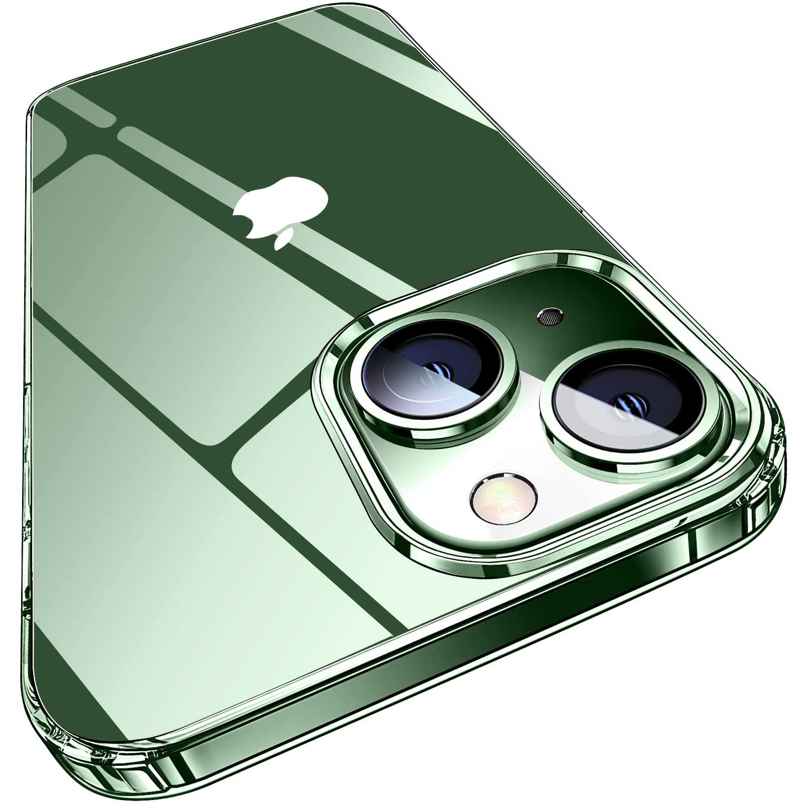 Elando Crystal Clear Case Compatible with iPhone 13 Case, Non-Yellowing Protective Shockproof Slim Thin Phone Case, 6.1 inch, (Ci132)