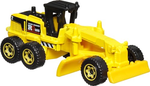 Matchbox Cars 9-Pack of 1:64 Scale Toy Construction Vehicles, Multipack of Realistic Trucks, Collectible Set