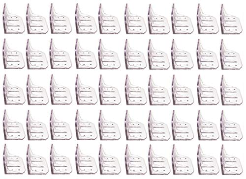 JSP Manufacturing Plastic Roof Ice Guard Jumbo Snow Guard Prevent Sliding Snow Ice Buildup Multipack Listing (50)
