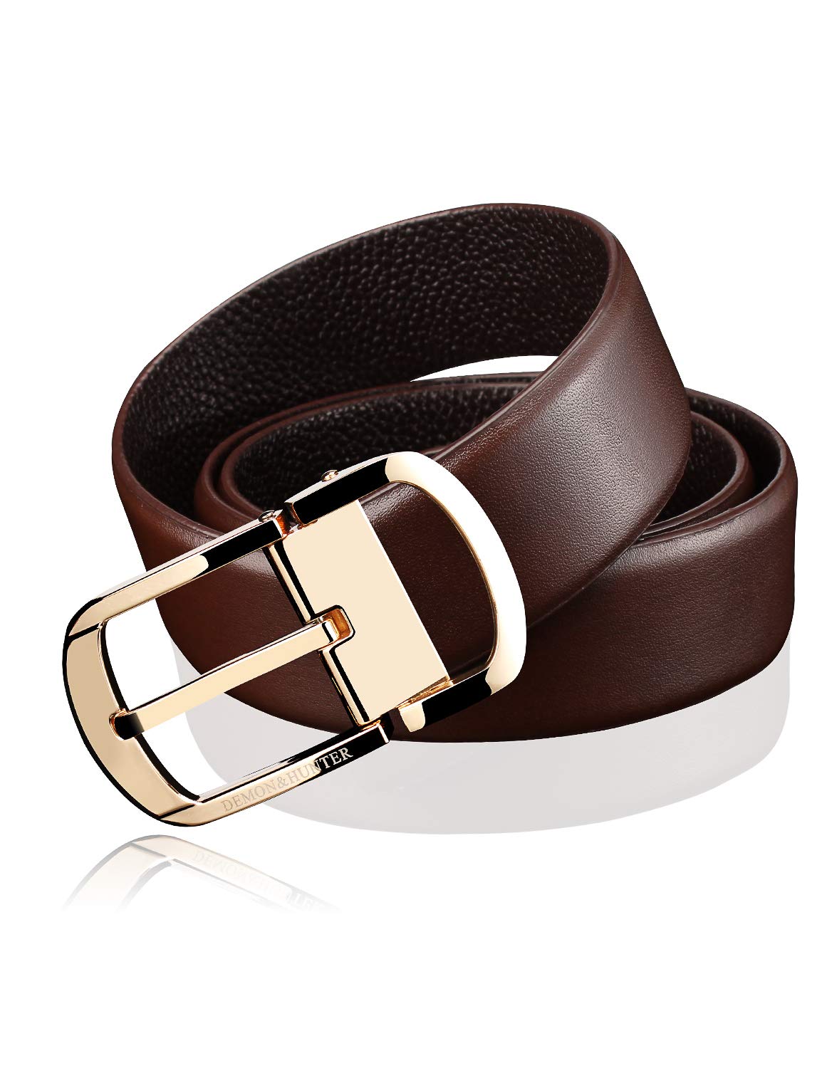 Demon&Hunter PBL Series Men's Pin Buckle Belt H00507(110CM)