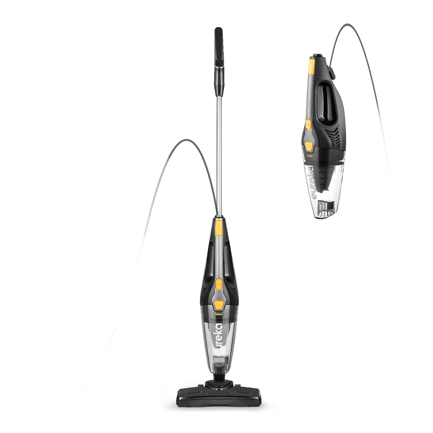 Eureka Blaze 3-in-1 Swivel Lightweight Stick Vacuum, Black (Renewed)