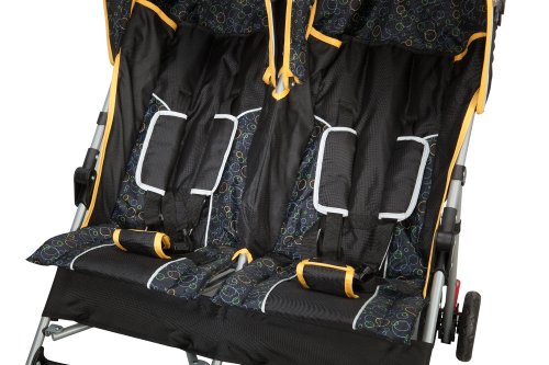 Delta Children City Street LX Side by Side Stroller, Orange
