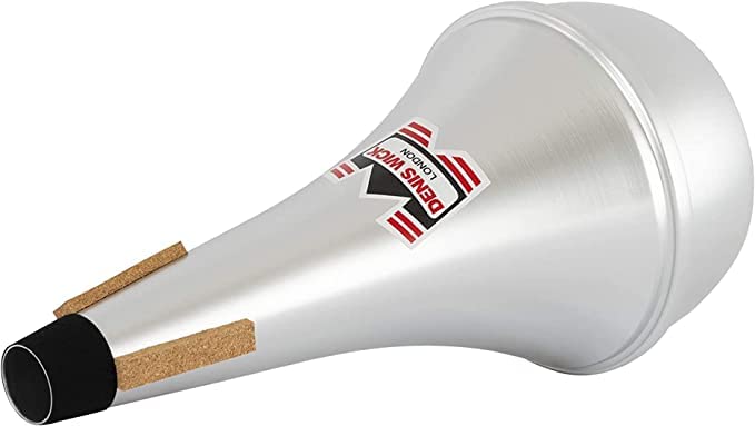 Denis Wick Trombone Straight Mute DW5505 | Metal Mute For Trombone | Mute For Low Tone Register | Straight Mute For Performance | 3.9β x 11.42β x 1.6β