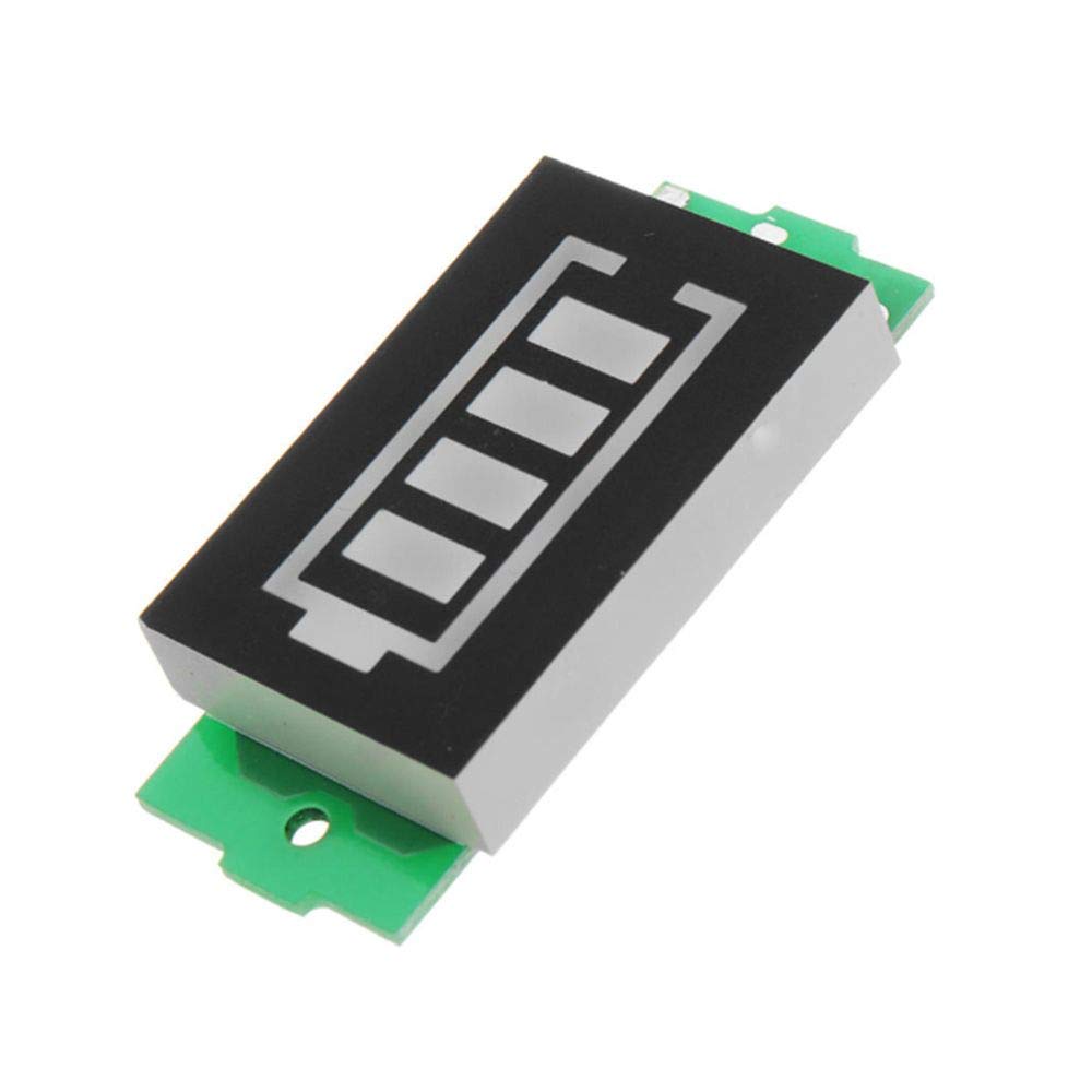 DAOKI 2Pcs 3S 12.6V Battery Capacity Indicator Module Lithium Lipo Battery Capacity Tester Li-Ion Module 4 Sections Blue LED Display Electric Vehicle
