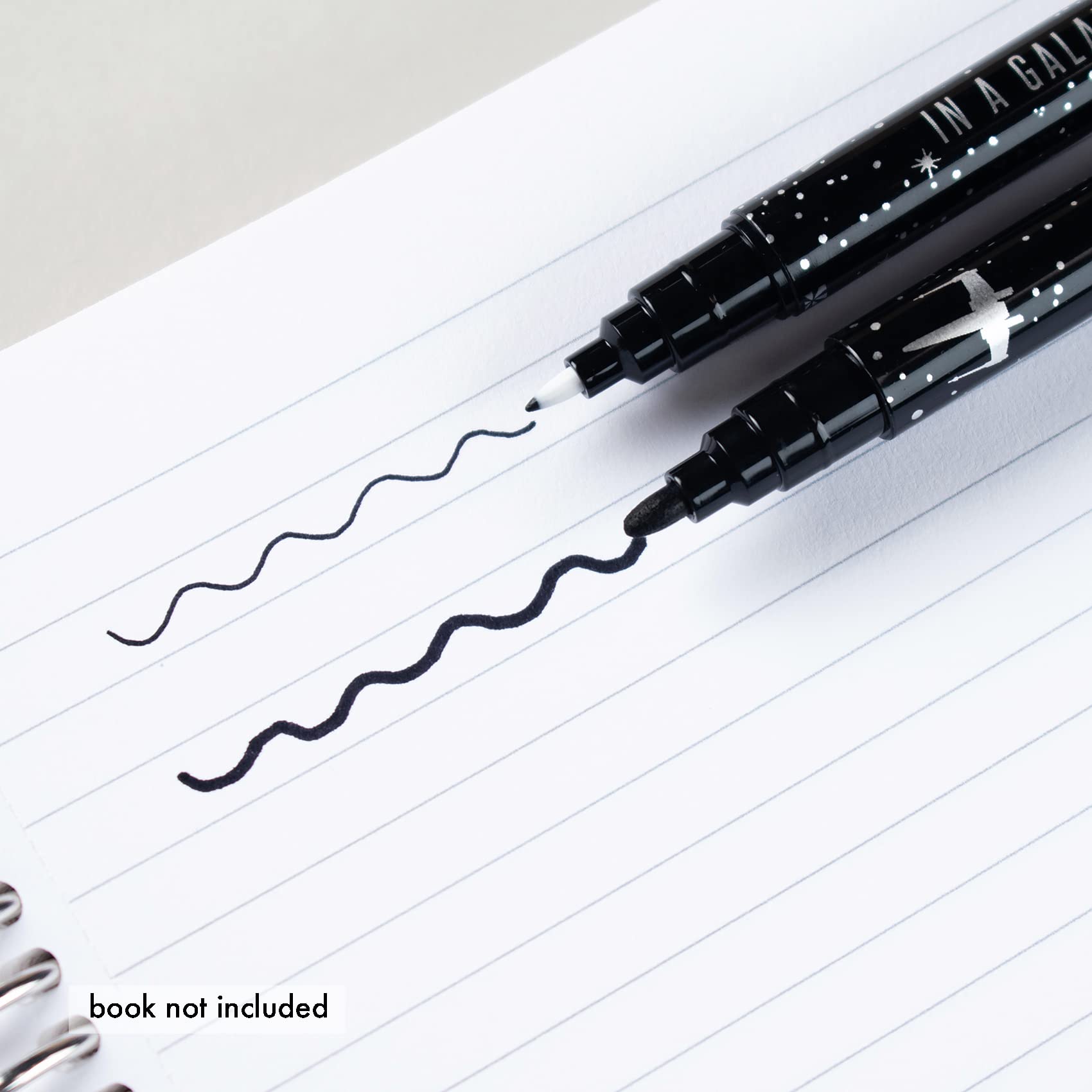 Erin Condren 3-Pack Dual-Tip Marker Set - All Black Ink. Star Wars Collection. Fine Tip and Medium Tip. Writing and Drawing Markers For Every Day Use