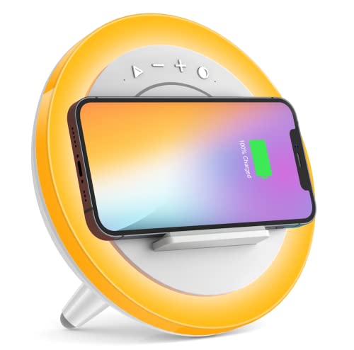SIDVAR Wireless Charging Bluetooth Speake,Kids Bluetooth Speaker Best Birthday Gift Ideas for Teenage, Music Gifts,Teenage Year Old Girl Boy/Please use The Original Adapter(10W Wireless Charging)