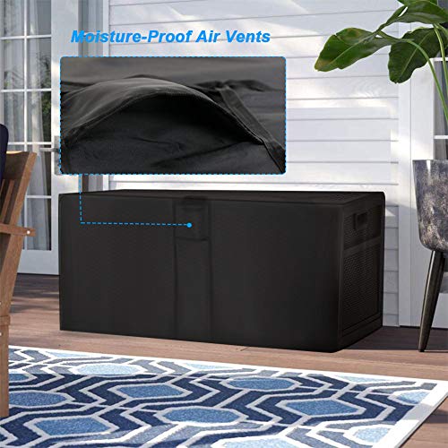 Jungda Outdoor Deck Storage Box Cover for Lifetime 116 Gallon Deck Boxes,Waterproof Patio Storage Box Cover - 51 X 26 X 26 Inch