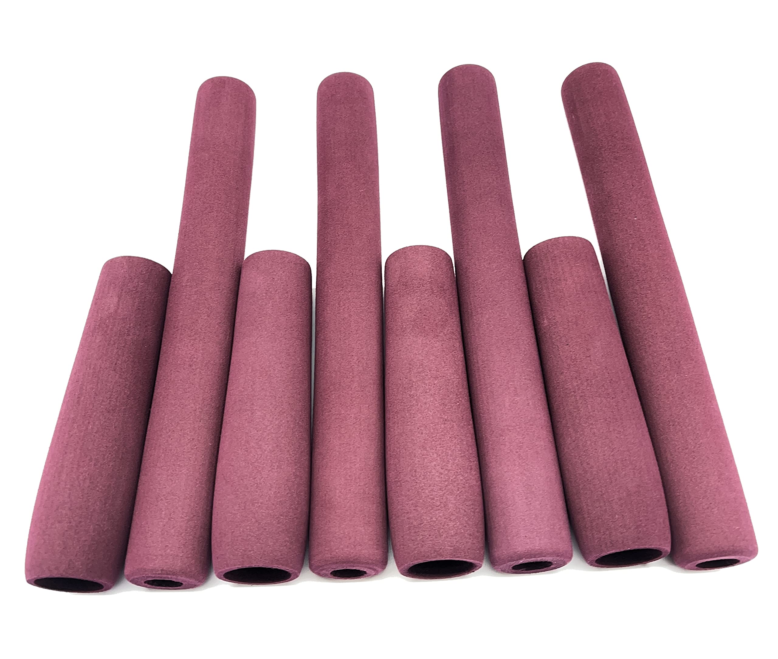 EVA Foam Grips for Fishing Rods, Select Your Size and Color Maroon 8 Pack 9.875 and 5.5 Varies