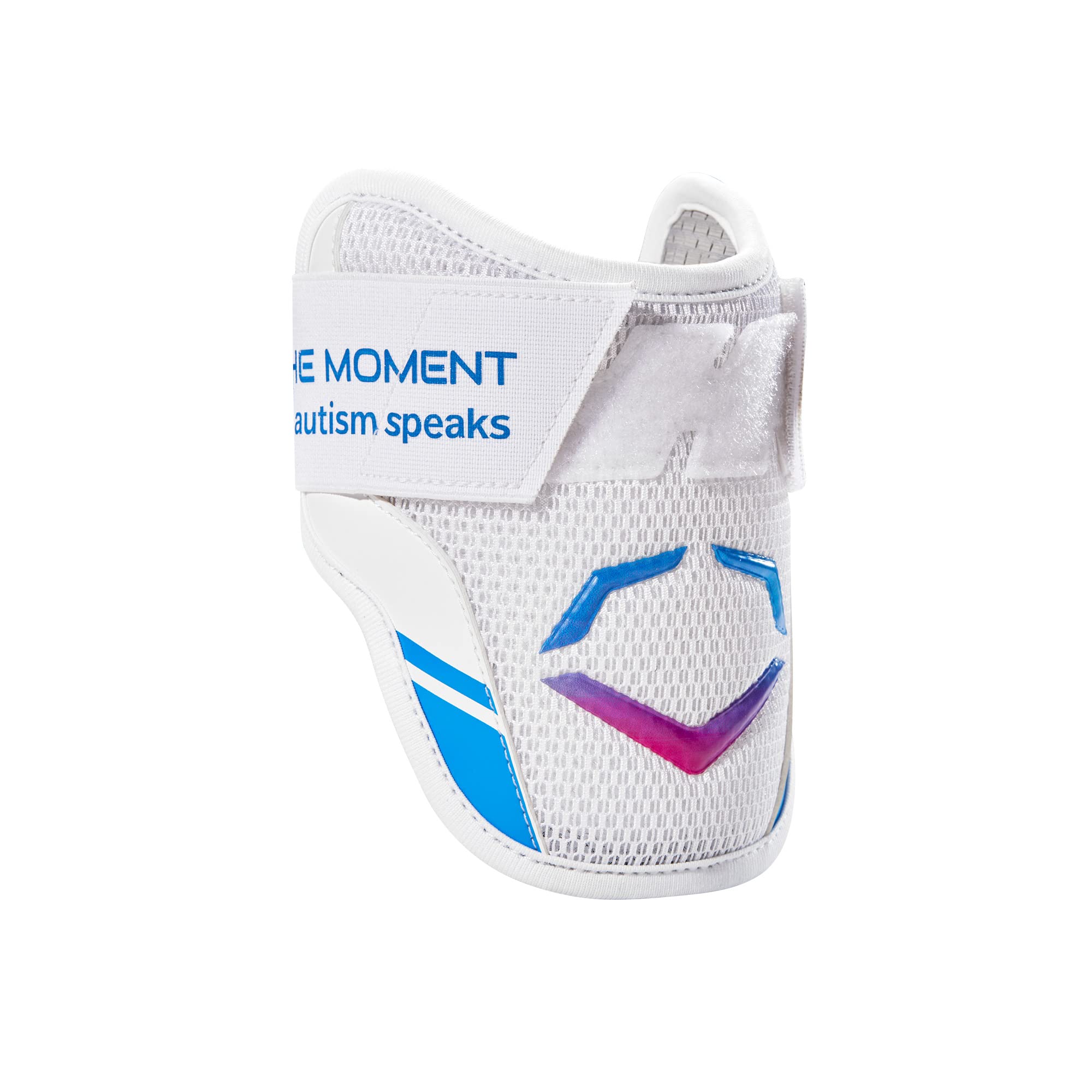 EvoShield X-SRZ Autism Speaks Batter's Elbow Guard - Small,White/Blue