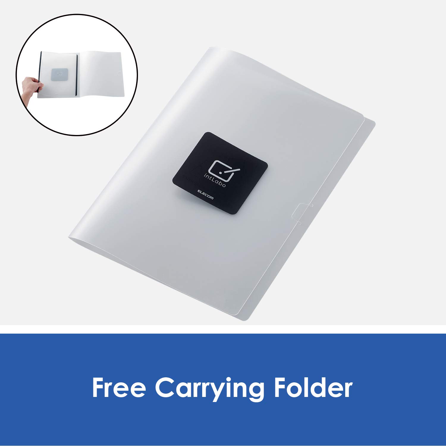 ELECOM Detachable Pencil Feel Screen Protector -Nano Suction Finish-, Bond Type, iPad 7 8 (10.2", 2020,2019) Drawing/Notetaking/Anti-Glare(TB-APBNS102-W)