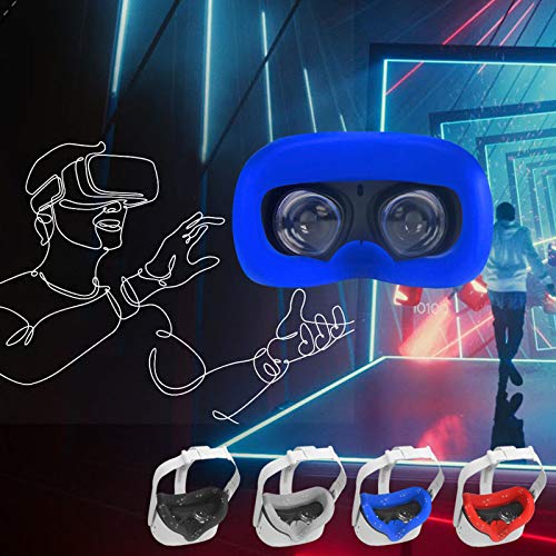 Dustproof Lens Anti Scratch Case Silicone Eye Cover Pad Skin for Oculus Quest 2