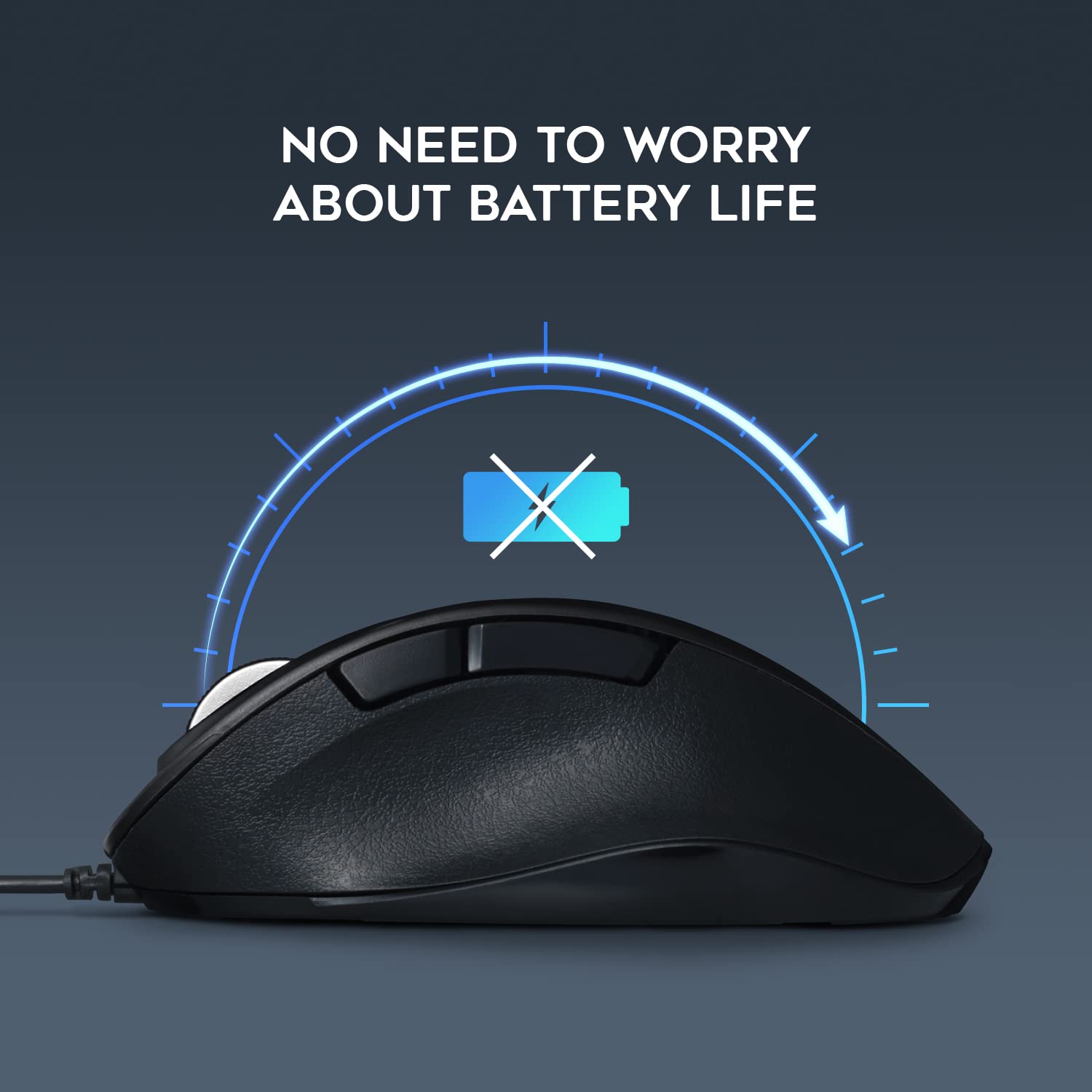 ELECOM USB Wired Mouse, Corded Mouse with Quiet, Silent Click, Ergonomic Design, 5 Button, for Windows and Mac, Medium Size (M-XGM10UBSBK-US)