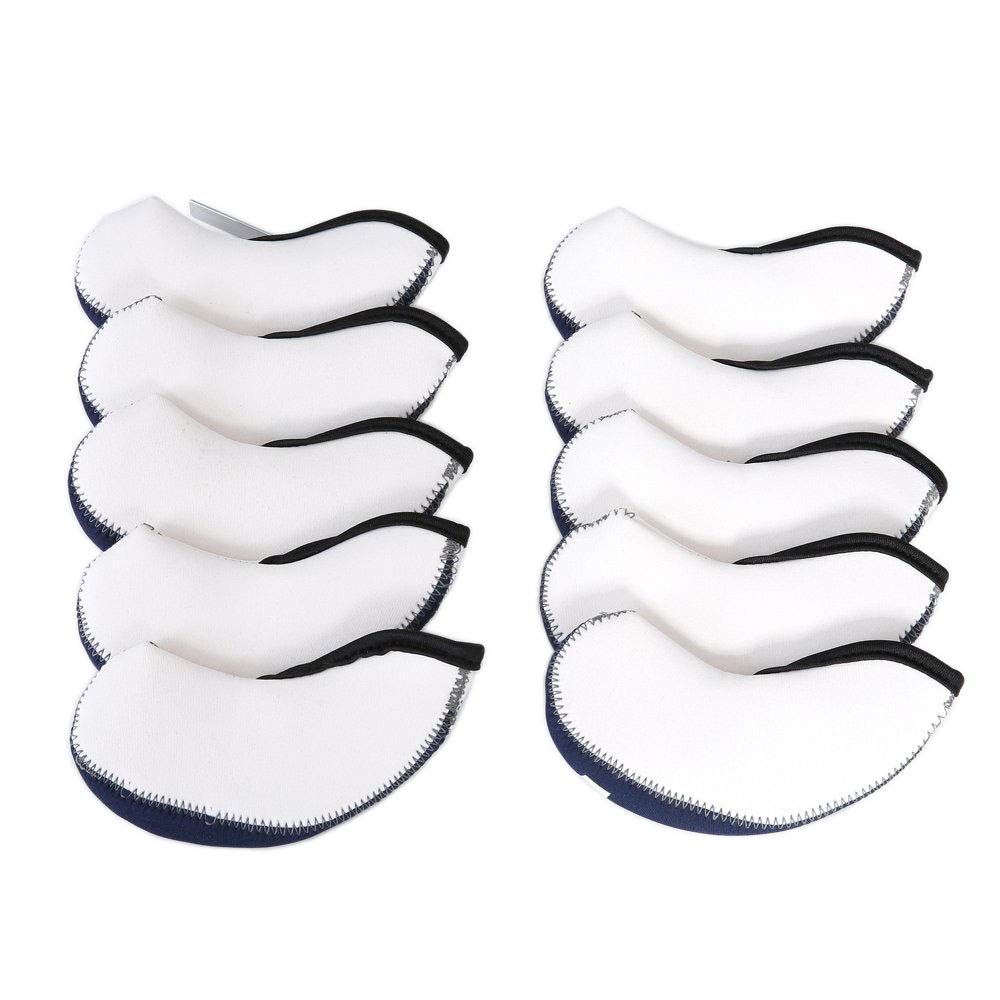 Dark Horse Golf White & Blue US Flag Neoprene Golf Club Head Cover Wedge Iron Protective Headcover For Titleist, Callaway, Ping, Taylormade, Cobra, Nike, Etc.