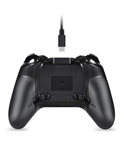 EasySMX Wireless Gaming Controller for Windows PC/PS3/Android TV BOX, Dual Vibration Plug and Play Gamepad Joystick with 4 Customized Buttons, Battery Up to 14 Hours, Work for Nintendo Switch (Renewed)