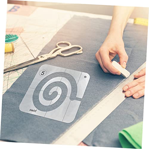 CORHAD 1pc Sewing Patch Ruler Transparent Ruler Quilting Frames for Hand Quilting Stencils for Quilting Cutting Table for Sewing Room Quilting Machine Domestic Acrylic Cloth Ruler Pattern