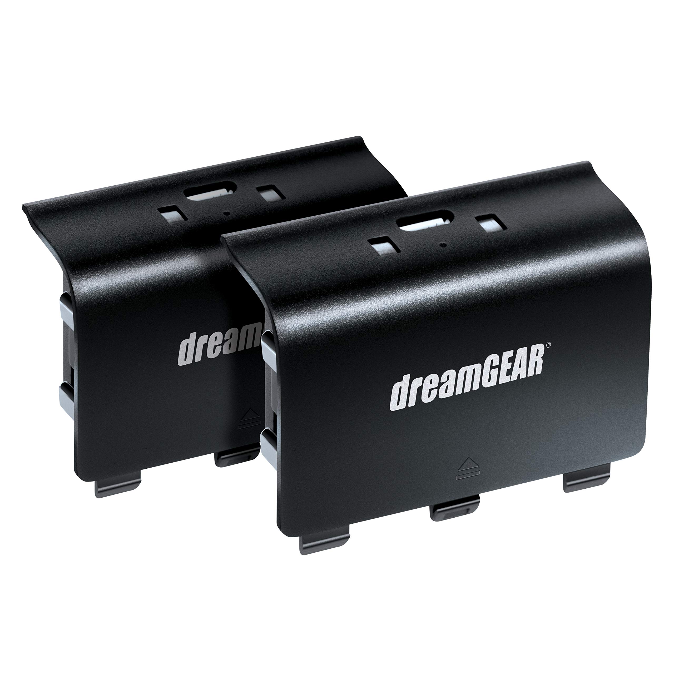 dreamGEAR Dual Power Dock - 2 Battery Packs and Charging Station - Compatible with Xbox One Wireless Controllers - LED Charge Indicator - Plugs Into Console - Slim Compact Design,DGXB1-6624