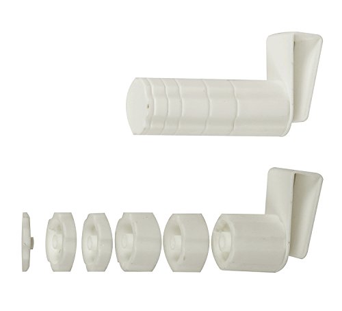 PF WaterWorks PF0991 TankBRACE Support-Secure Toilet Tank-No Tools or Cutting Required, 2, White