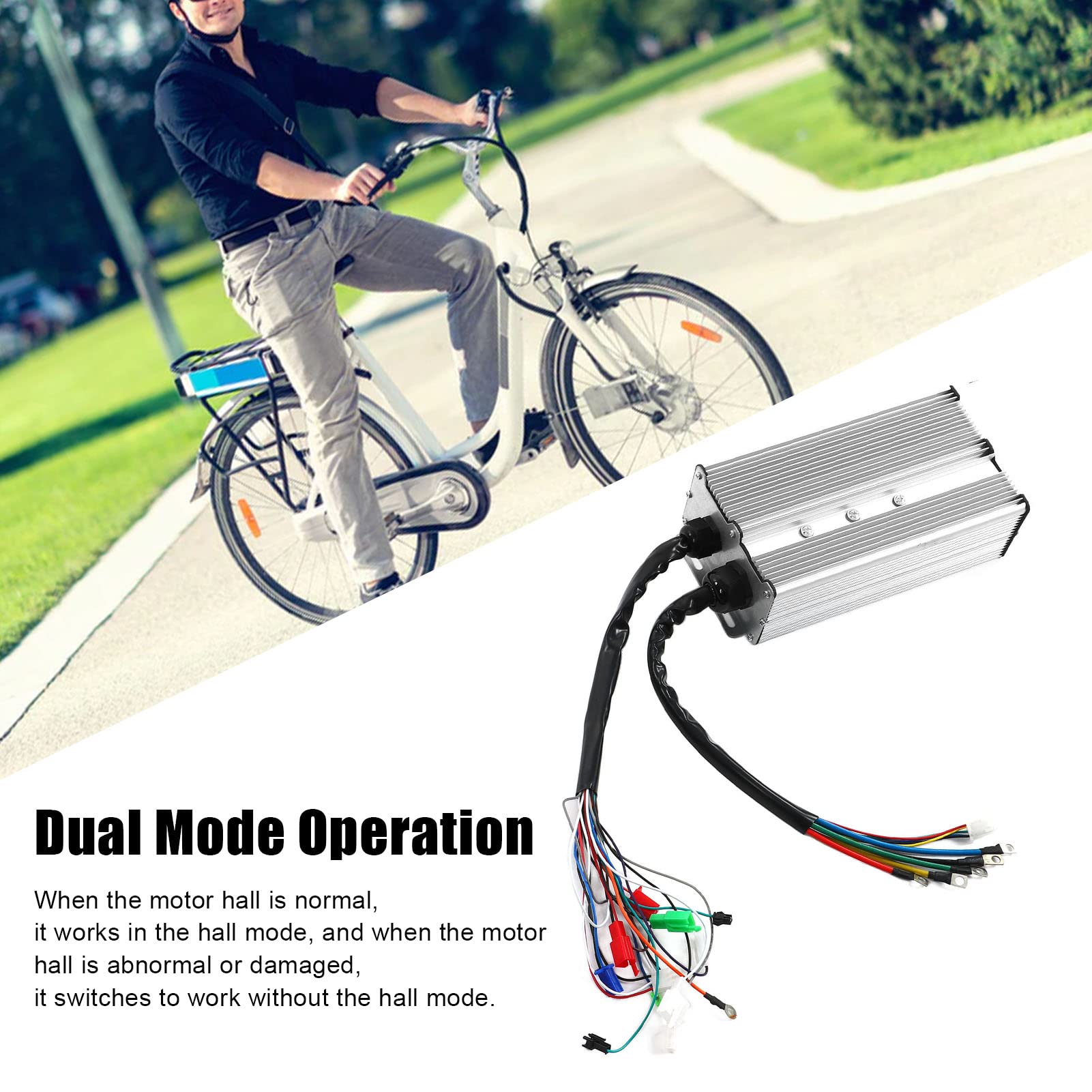 Electric Brushless Controller, Energy Saving 3000W Brushless Motor Controller for Electric Bike