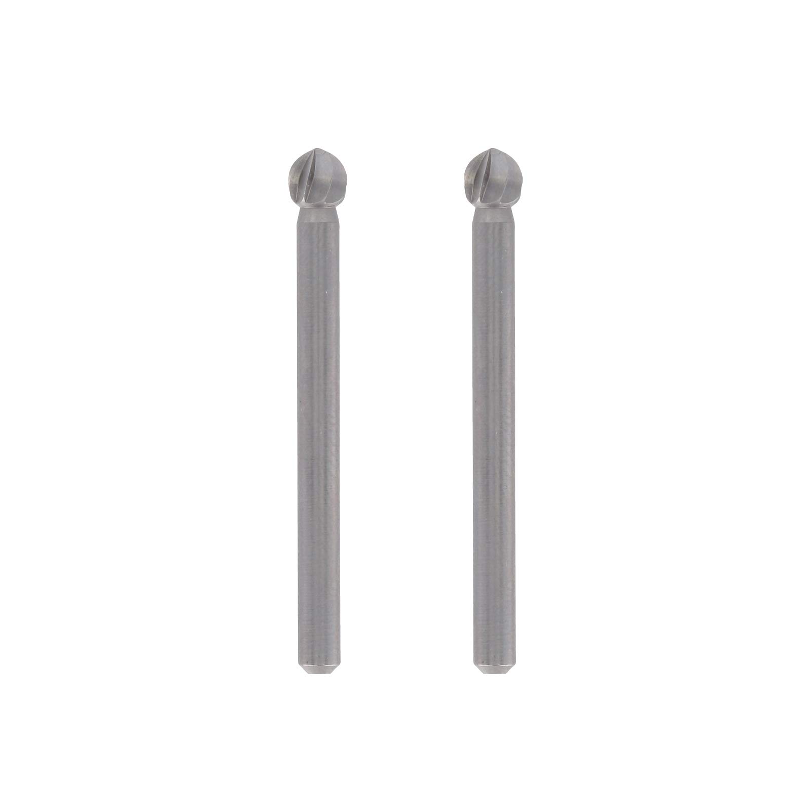 Dremel 115 Milling Cutting Bits in 2-Pack Accessory Set - 2 Cylinder-shaped High-Speed Cutters with 7.8mm Working Diameter